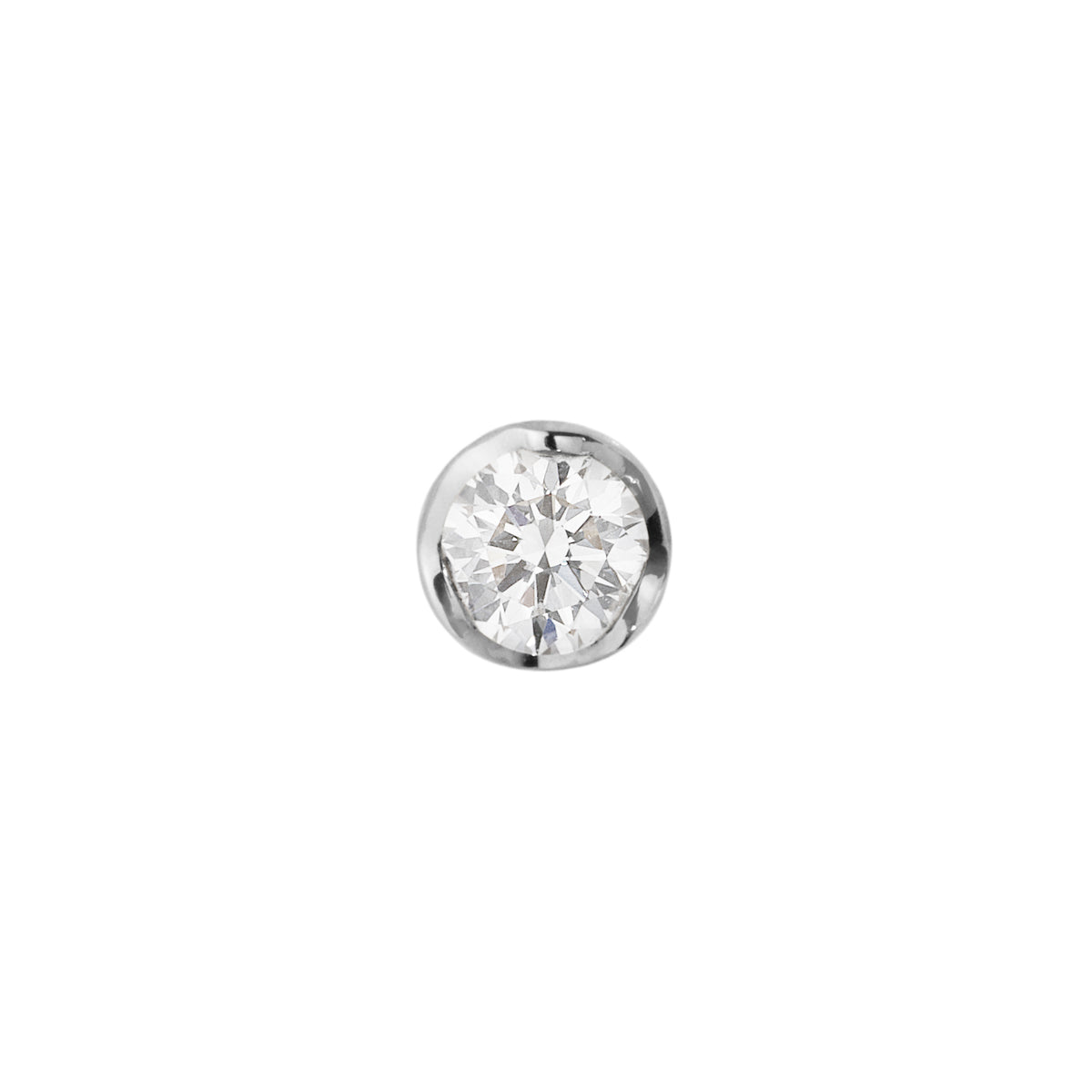 Georg Jensen Signature Diamonds ørestik 20001347 - Hvidguld og diamant