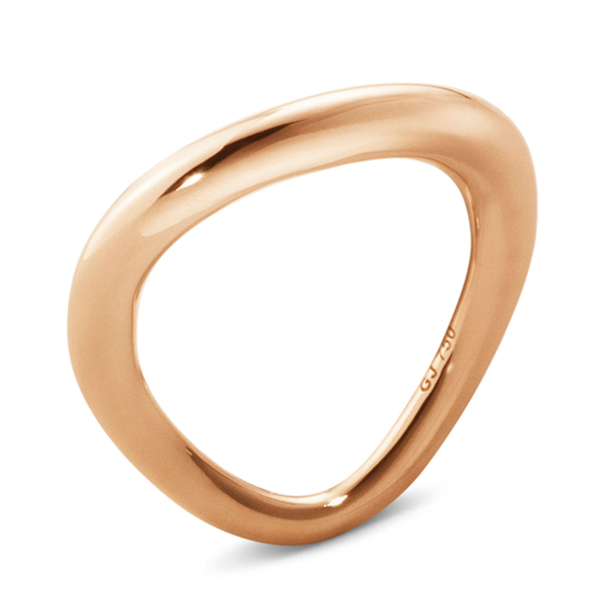 Georg Jensen Offspring ring 20000134 - 18 karat rosaguld, Oval ring
